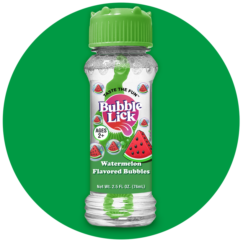 12 cnt PDQ 2.5oz Bubble Lick Watermelon Flavored Bubbles – Bubble Lick ...